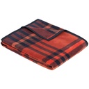 Timeless Colorful Cotton Blend Reversible Plaid Blanket Throw by IBENA